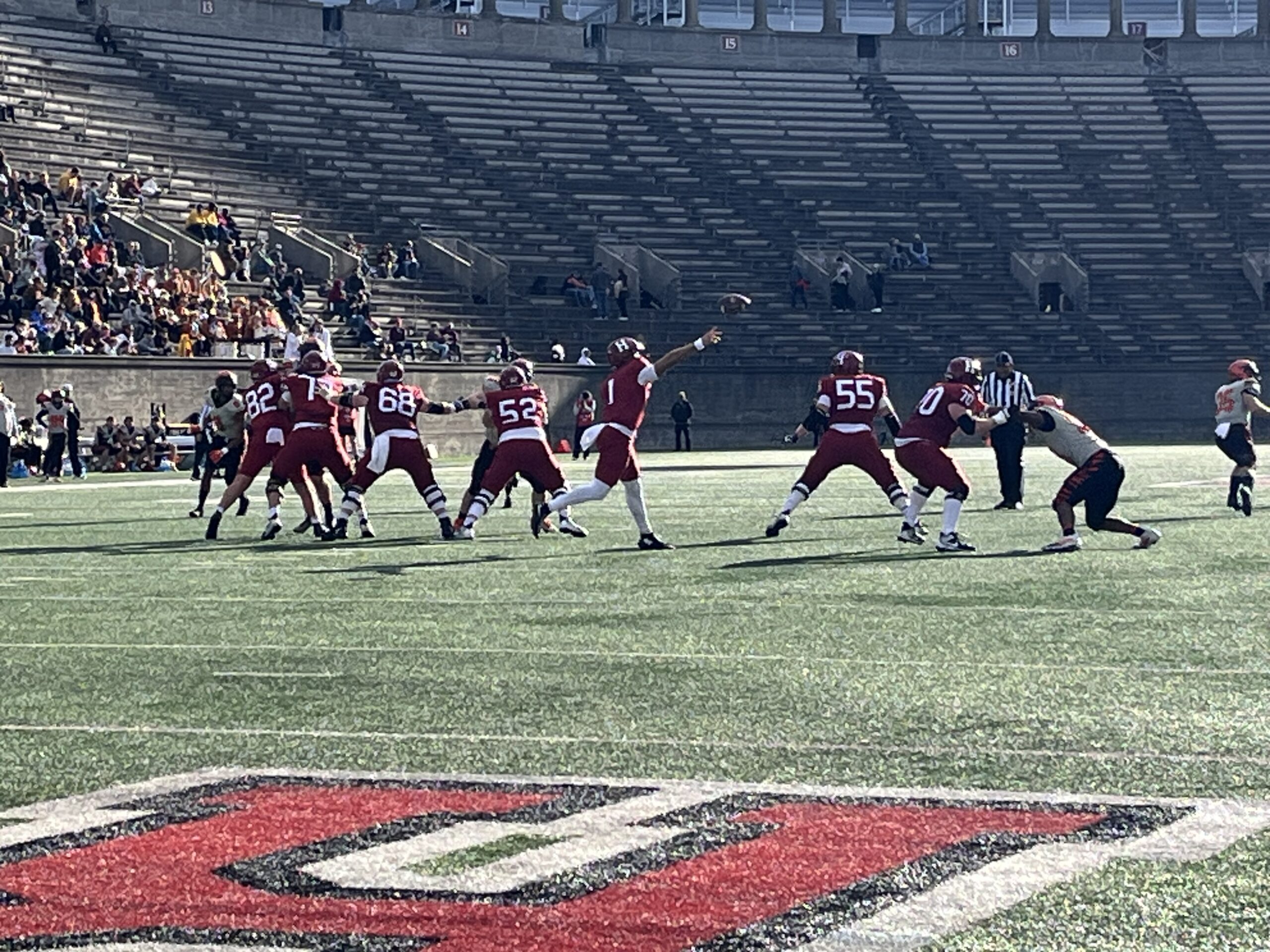 Harvard 45, Princeton 13 – Crimson rough up Tigers on a special day for ...
